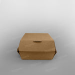Kraft Clamshell Burger Box | Secure & Sustainable Packaging