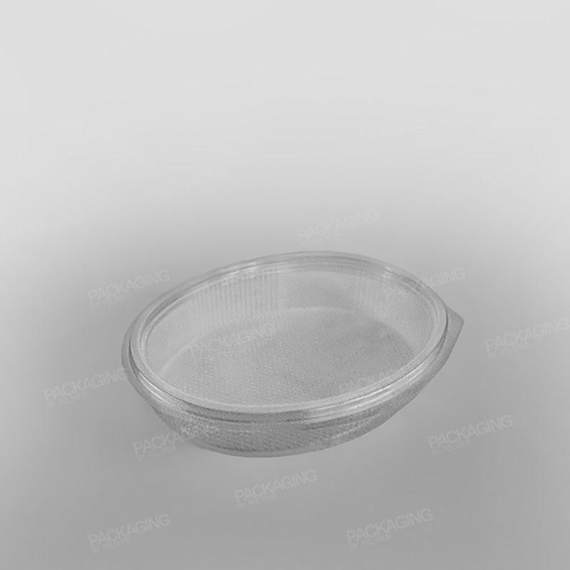 Somoplast Clear Hinged 1 Compartment Oval Container - 600cc