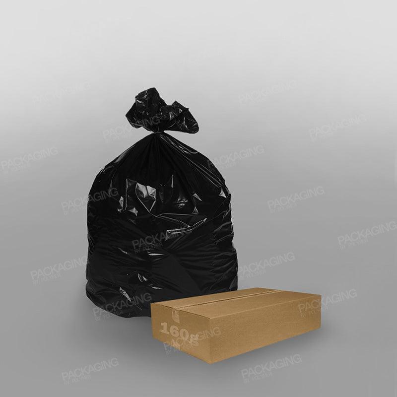 Heavy-Duty Black Refuse Bag | 18x29x38" | 160G Strength