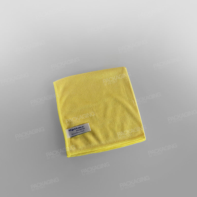 Microfiber Cloth Yellow – Packaging By Polymer