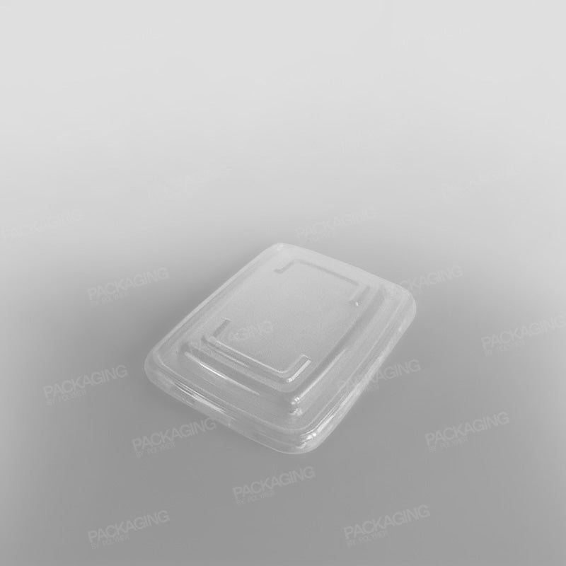 150 Pcs | Durable PP Lid for Rectangular Pulp Containers